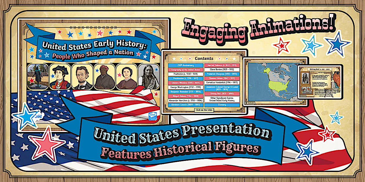 United States Early History: People Who Shaped a Nation PowerPoint