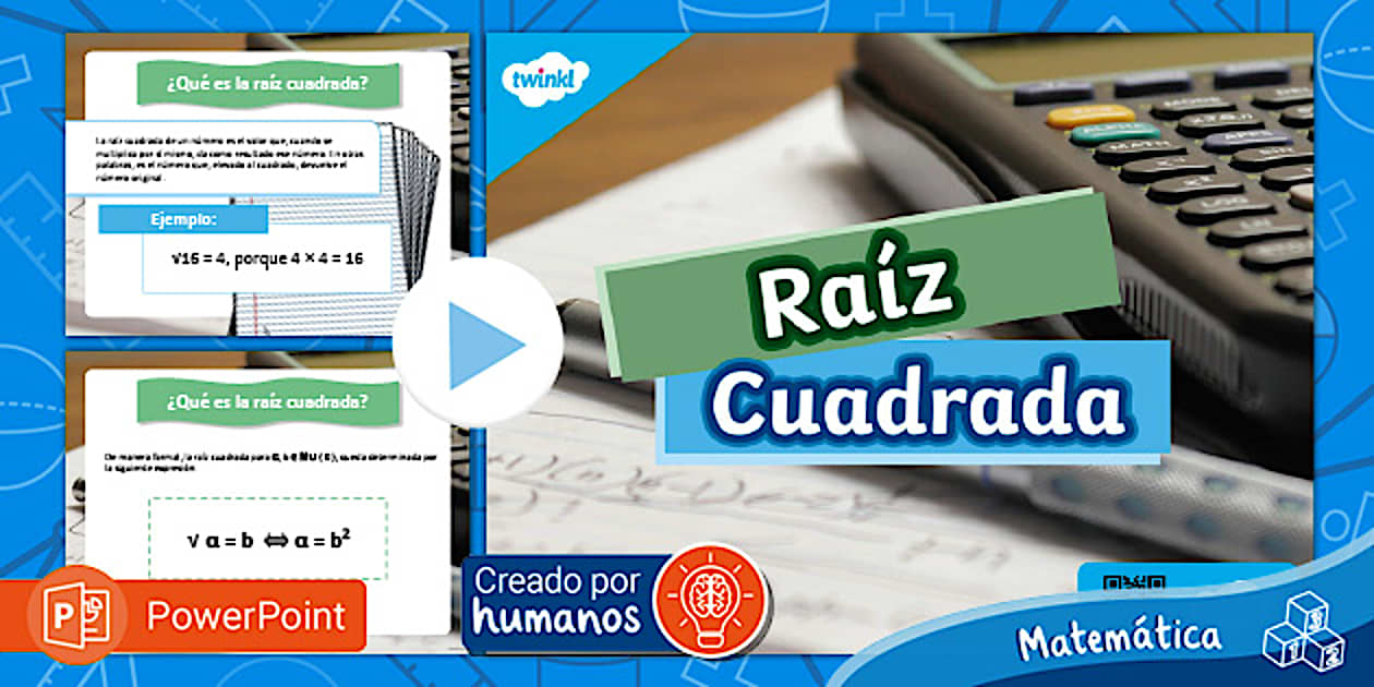 PowerPoint | Raíz Cuadrada | Raíz | Raíces | Estimar | 8°