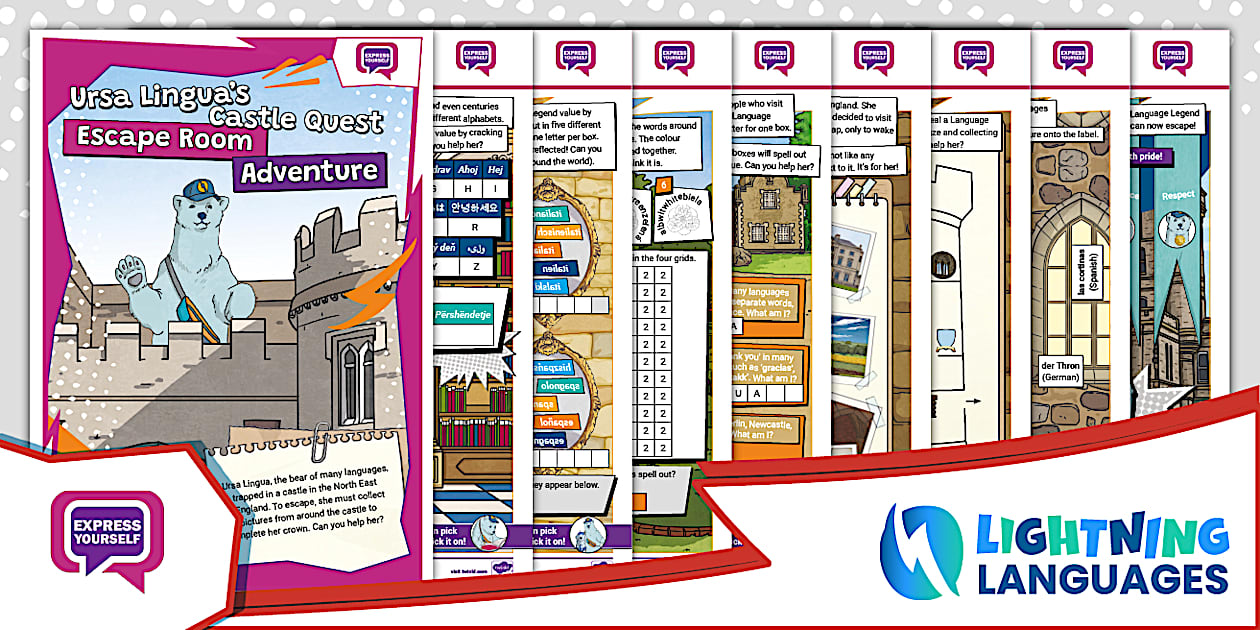 👉 Multilingual Castle Quest Escape Room Adventure