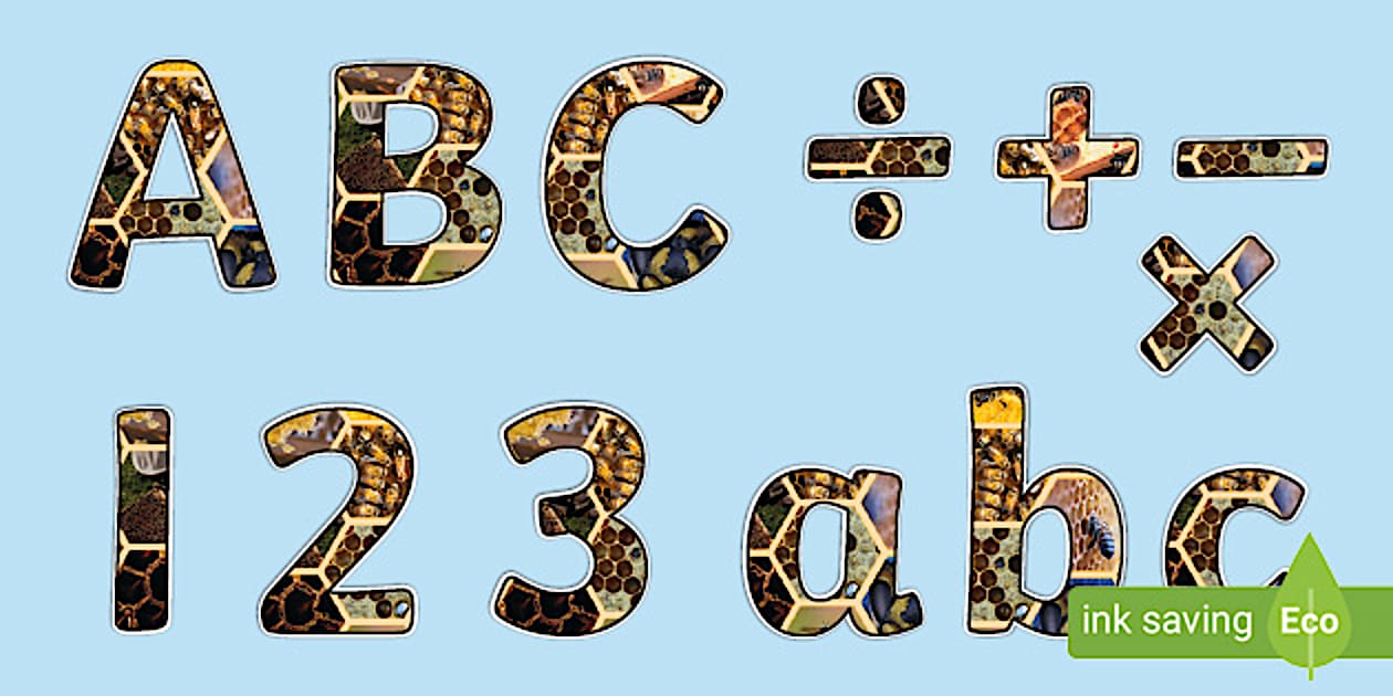 To Bee or Not to Bee Display Lettering