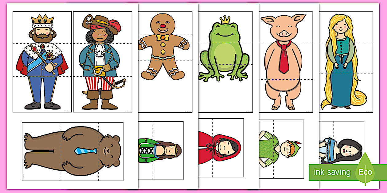 Fairytale Puzzle Game (teacher made) - Twinkl