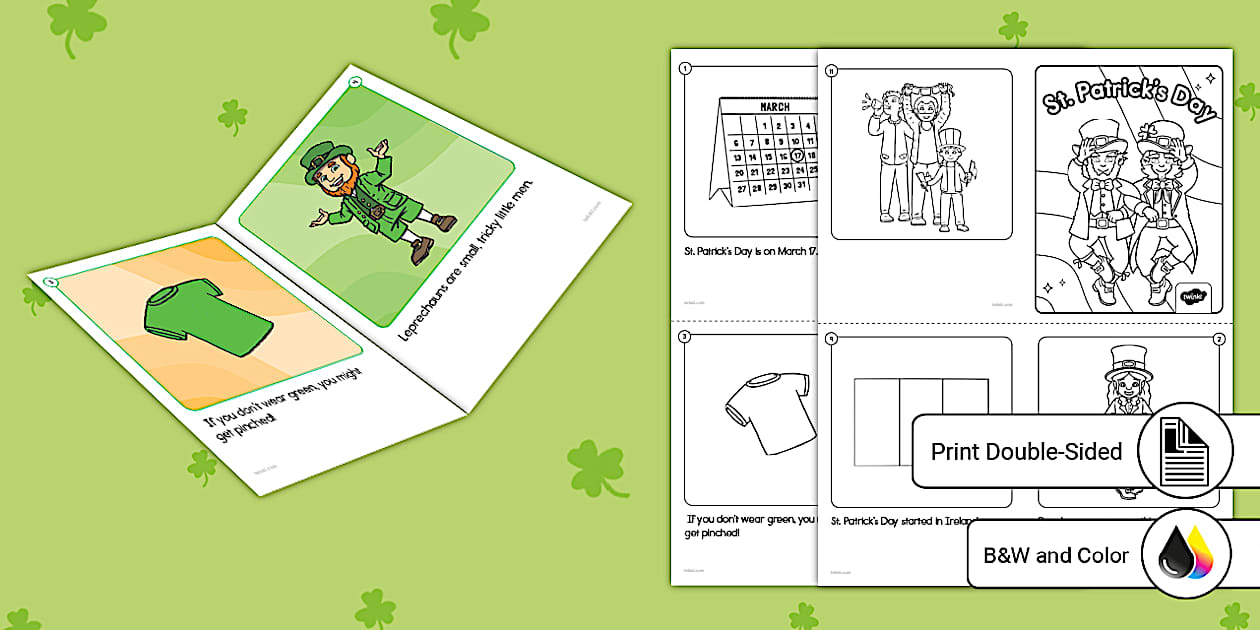 St. Patrick’s Day Emergent Reader (teacher made) - Twinkl