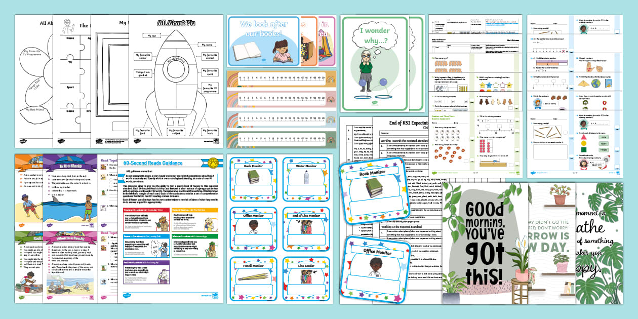 KS1 Back to School Pack - KS1 - Twinkl