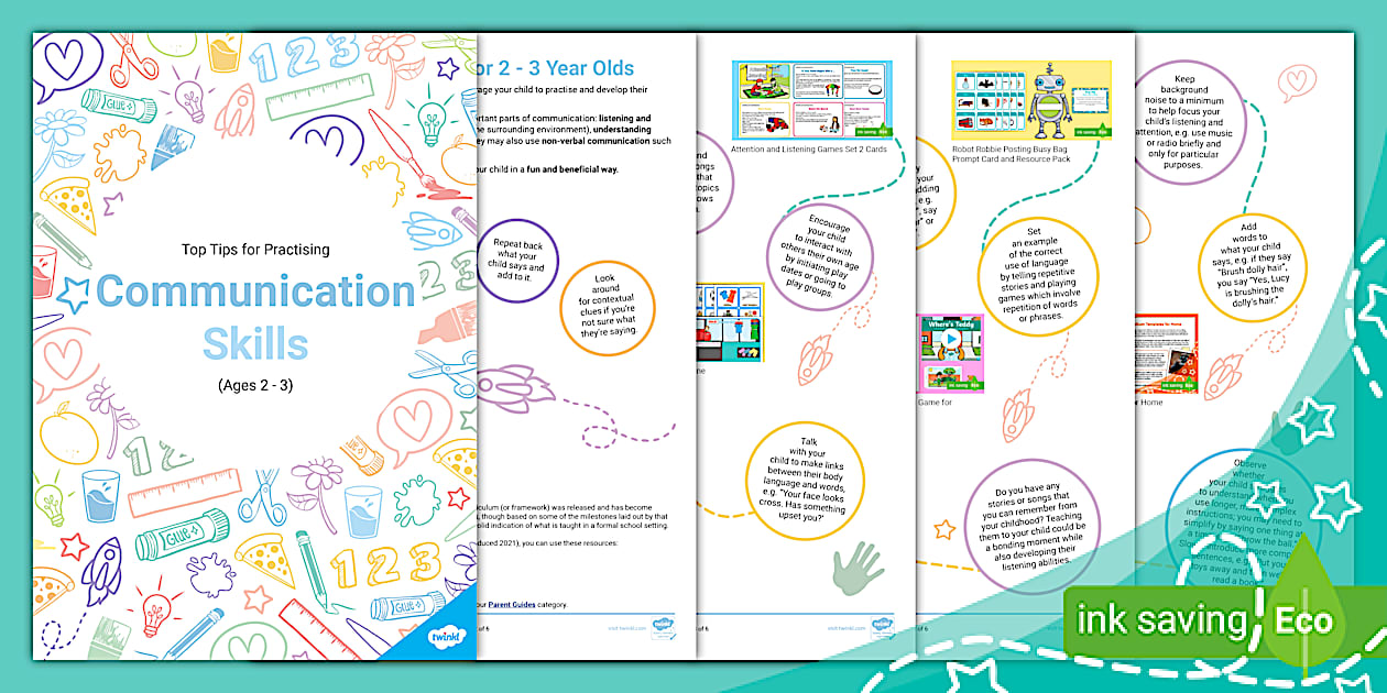 Top Tips for Practising Communication Skills (Ages 2 - 3)