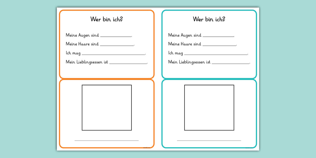 Wer bin ich? - Spiel (Teacher-Made) - Twinkl