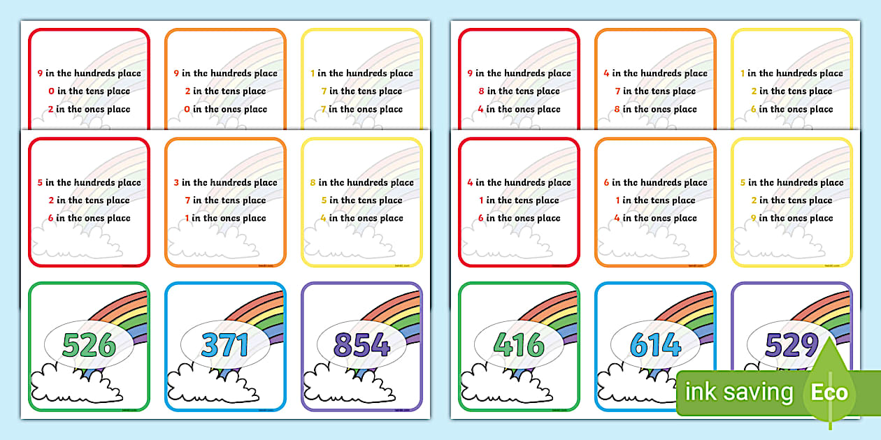 Place Value Game | Matching Cards | Math Resources - Twinkl