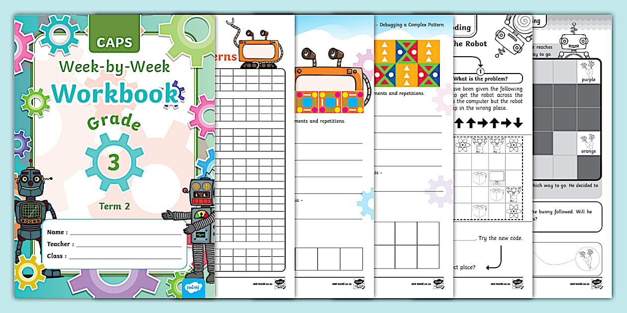 Grade 3 Robotics And Coding Term 2 Workbook Caps Aligned
