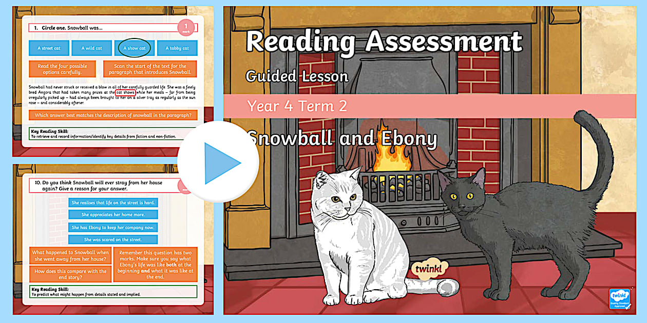Year 4 Term 2 Fiction Reading Assessment Guided PowerPoint