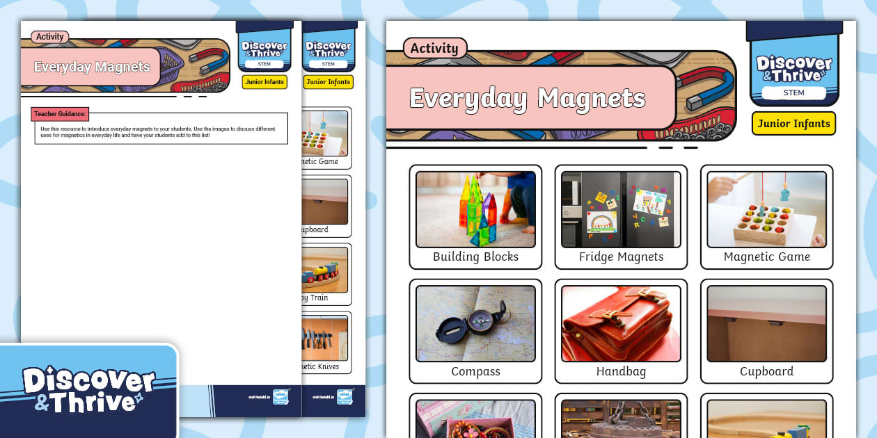 STEM (Energy + Forces) Magnets - Everyday Magnets - Twinkl