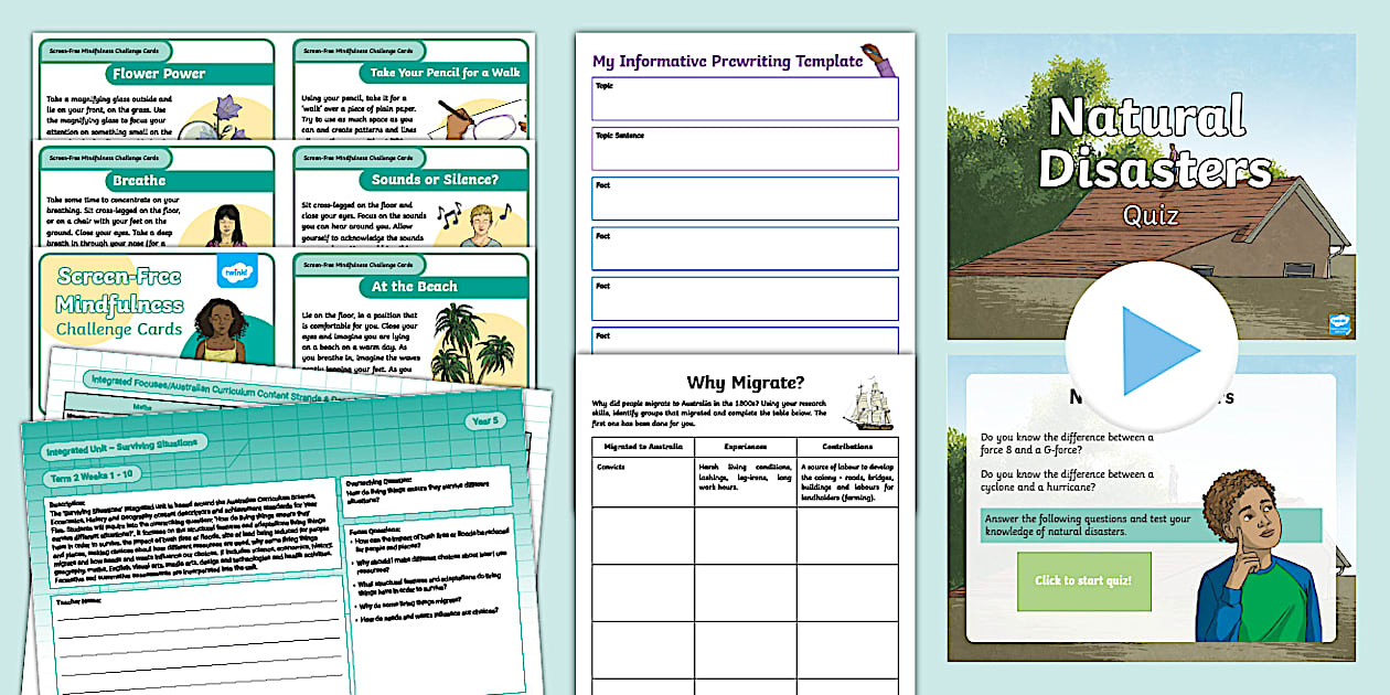 Surviving Situations Year 5 Weeks 9-10 Resource Pack
