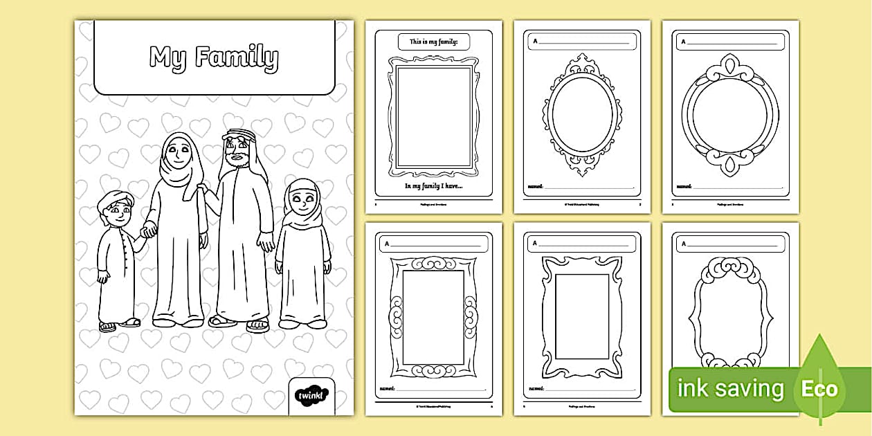 My Family Activity Booklet (teacher made) - Twinkl