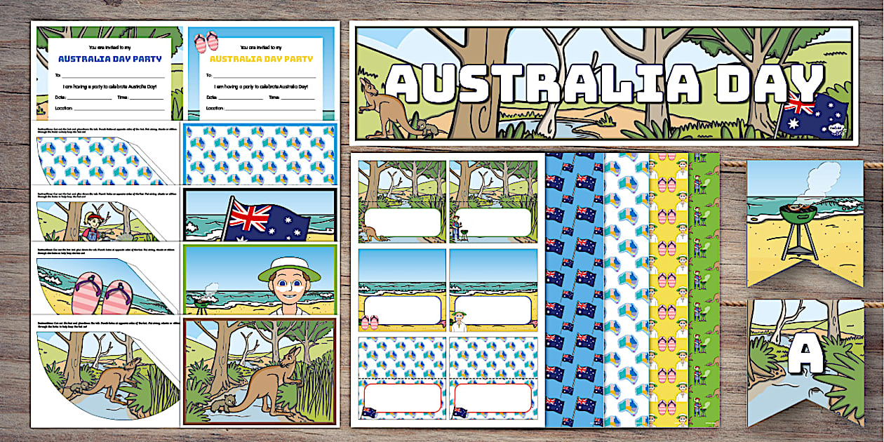 Australia Day Party Pack (teacher made) - Twinkl