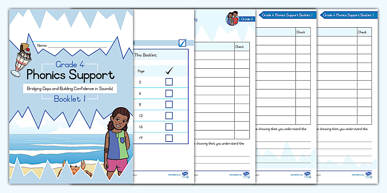 Grade 4 Phonics Support Booklet 1