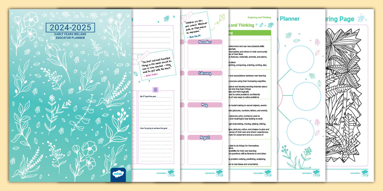 Early Childhood Planner | Twinkl Ireland | Early Years