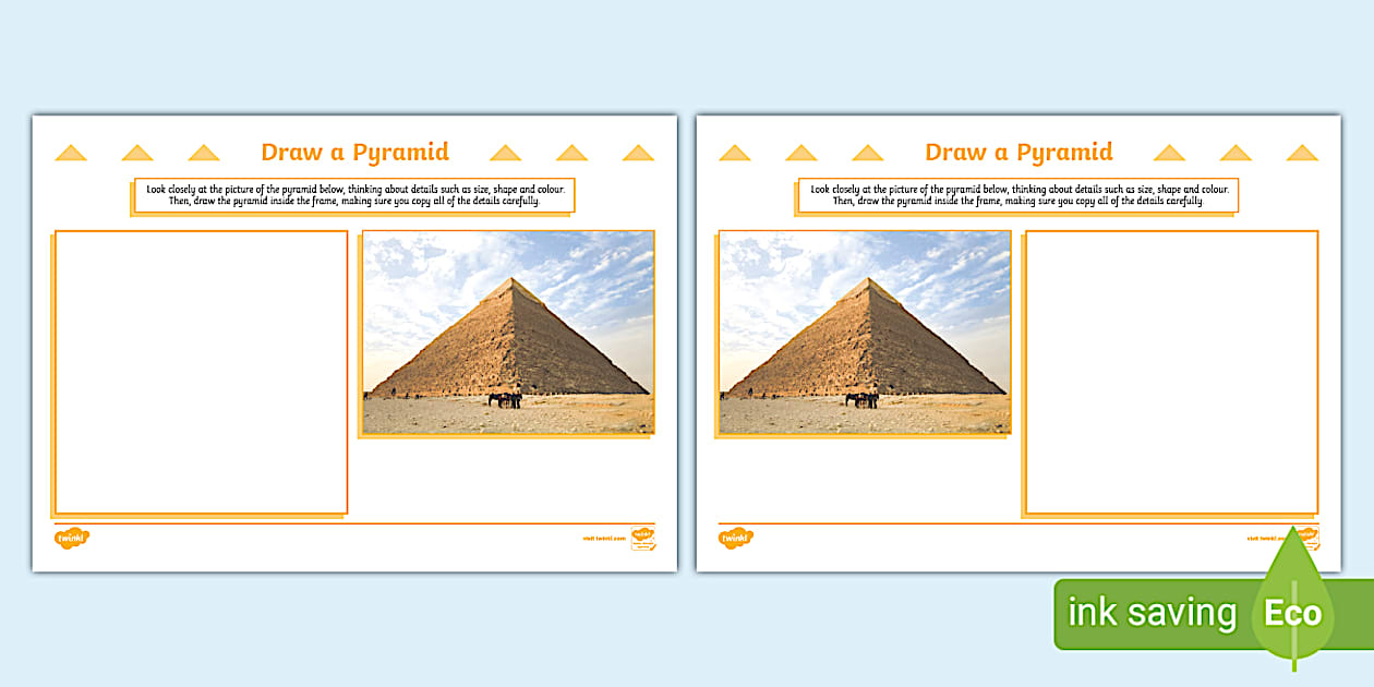 Draw a Pyramid Art Activity