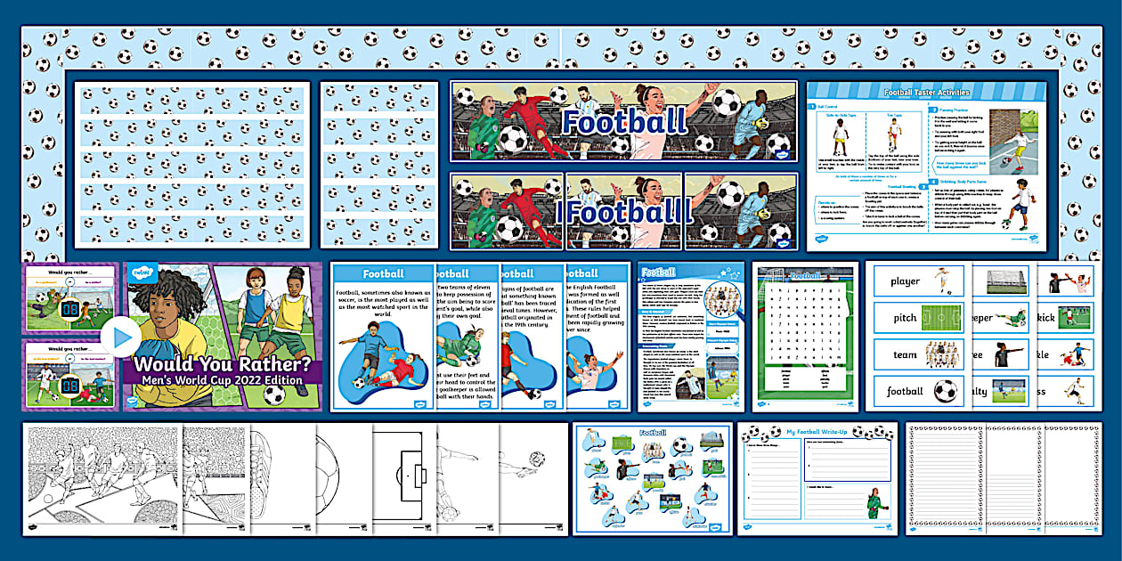 Football Resource Pack - Olympic Sports Football display