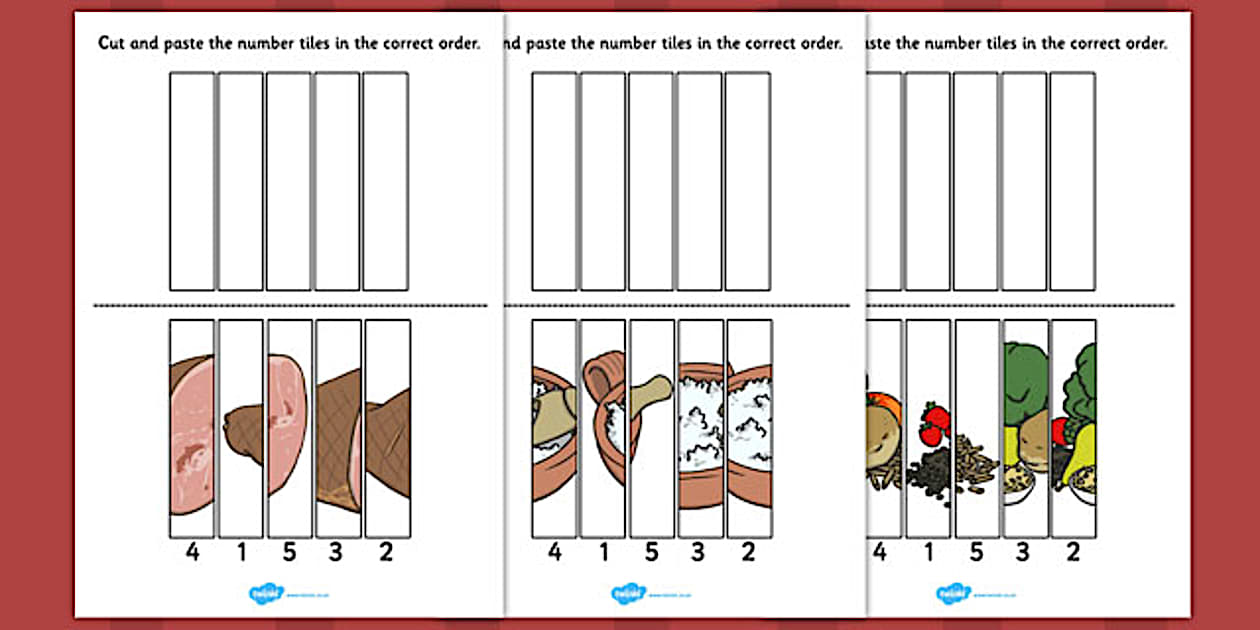 Black and White Stone Soup Cutting Skills Worksheet - Twinkl