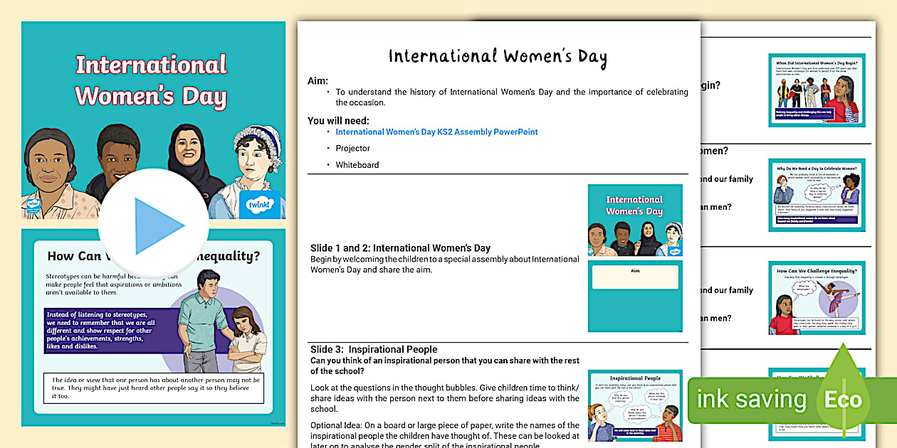 International Women's Day - Assembly Pack - KS2