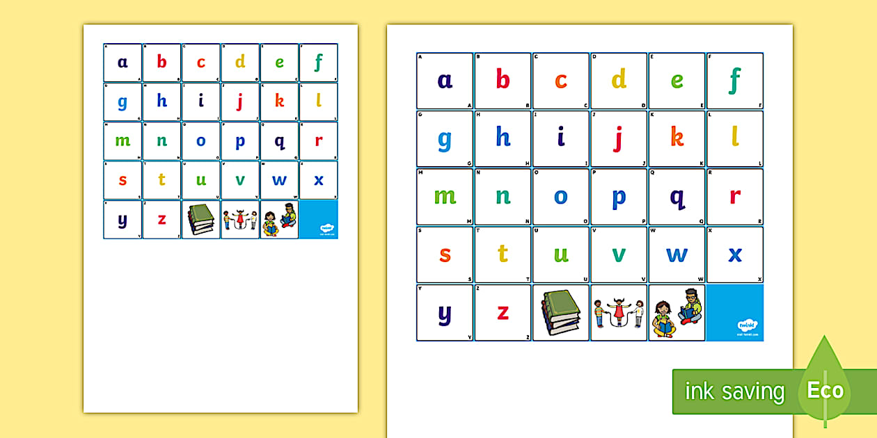 Alphabet Tiles Mat (Compatible with Bee-Bot) - Bee Bot Alphabet Mat