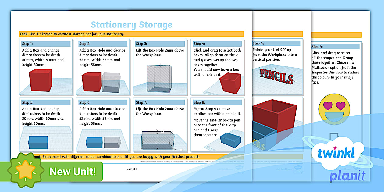 Computing: 3D Modelling: Year 6 Home Learning Tasks - Twinkl
