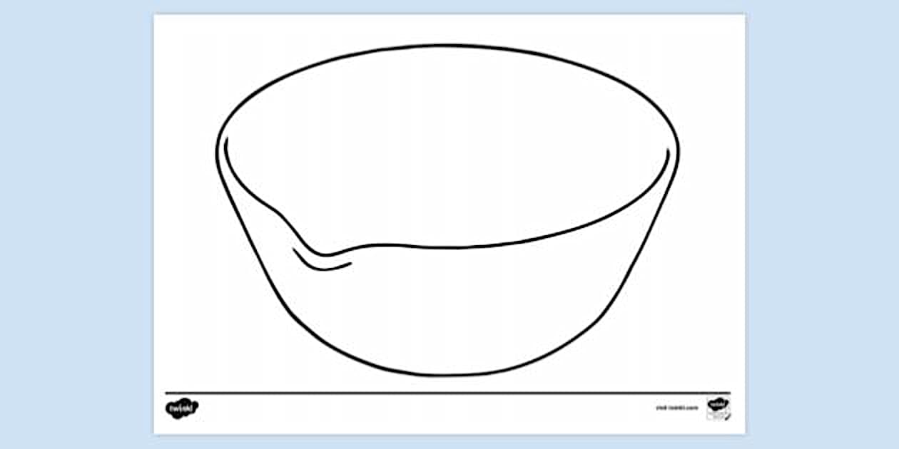 Evaporating Dish Colouring | Colouring Sheets - Twinkl