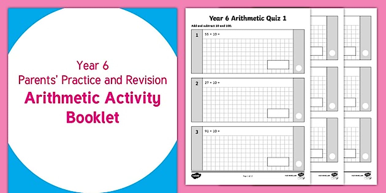 Sats Arithmetic Paper Revision Year 6 Practice Booklet