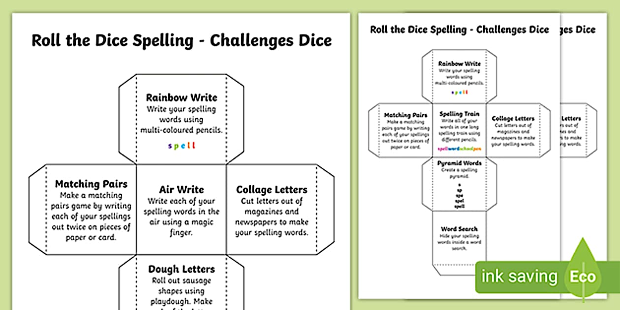 Roll the Dice | Reading and Spelling Games (Teacher-Made)