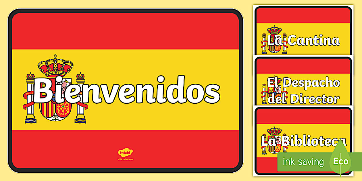 👉 Spanish Room Display Signs (Teacher-Made) - Twinkl
