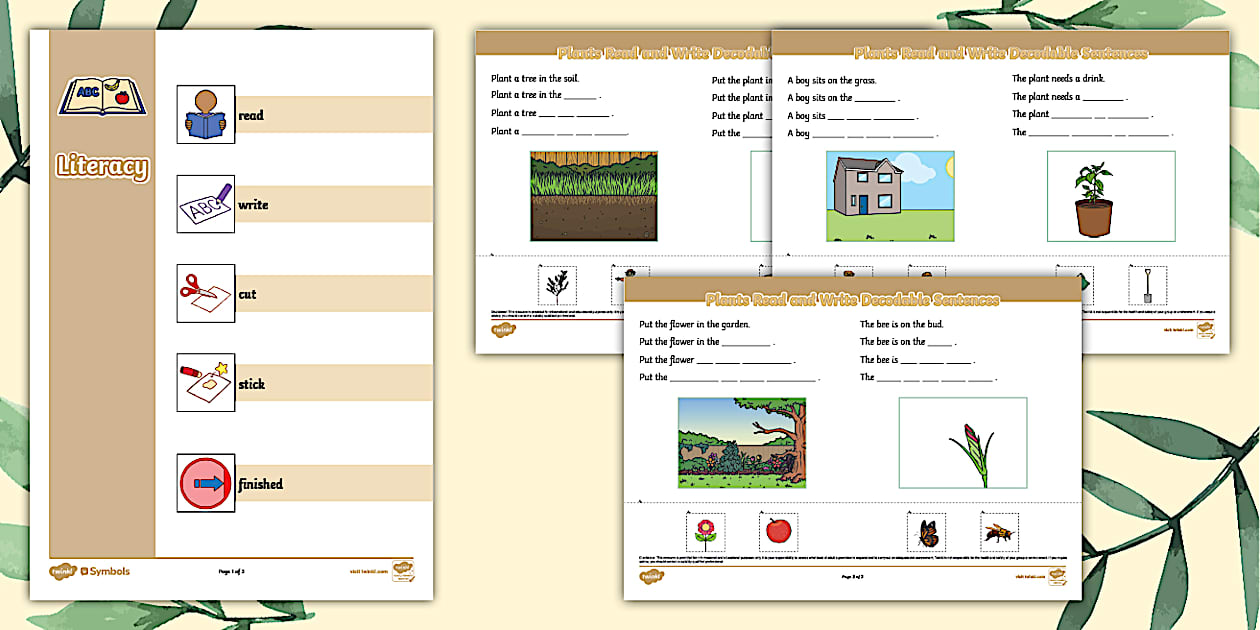 SEND Structured Steps: Read and Write Decodable Sentences