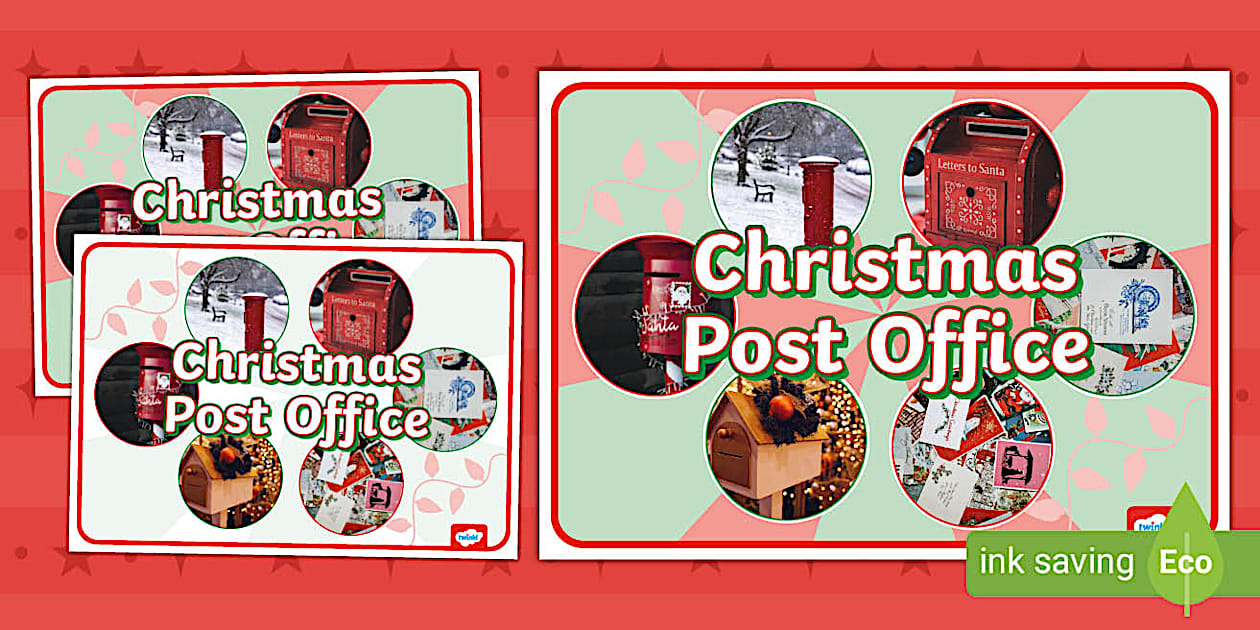 Christmas Post Office Photo Display Poster (Teacher-Made)