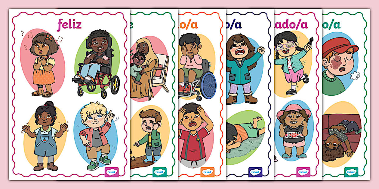 Pósters: emociones y sentimientos (l'enseignant a fait)