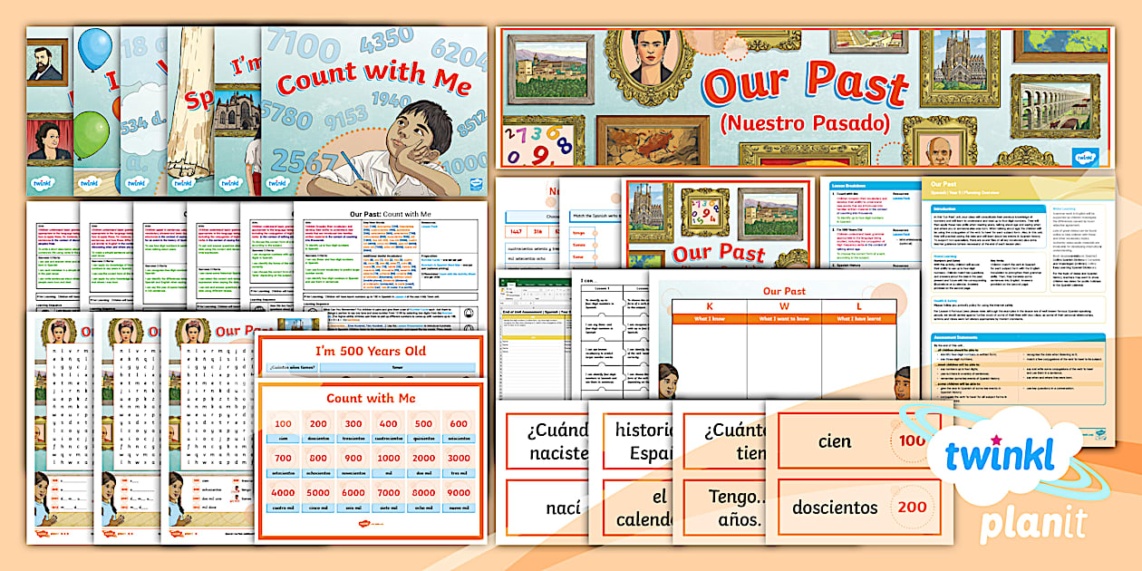 👉 PlanIt Year 5 Spanish Lesson Plans Pack: Our Past