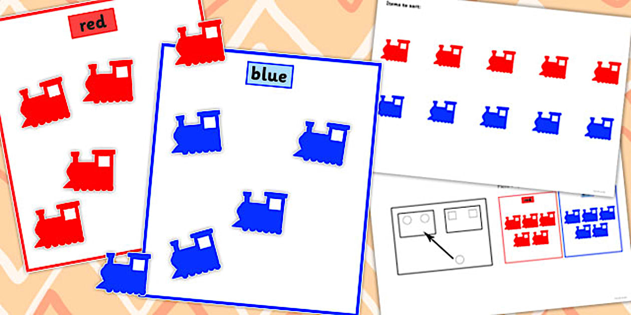 Colour Sorting Activity Set 2 (teacher made) - Twinkl