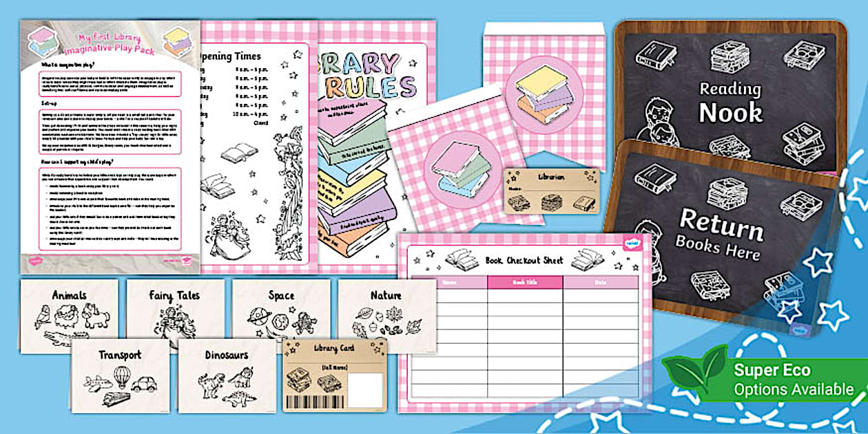 FREE! - My First Library Imaginative Play Pack | Kindergarten FREE! - My First Library Imaginative Play Pack | Kindergarten