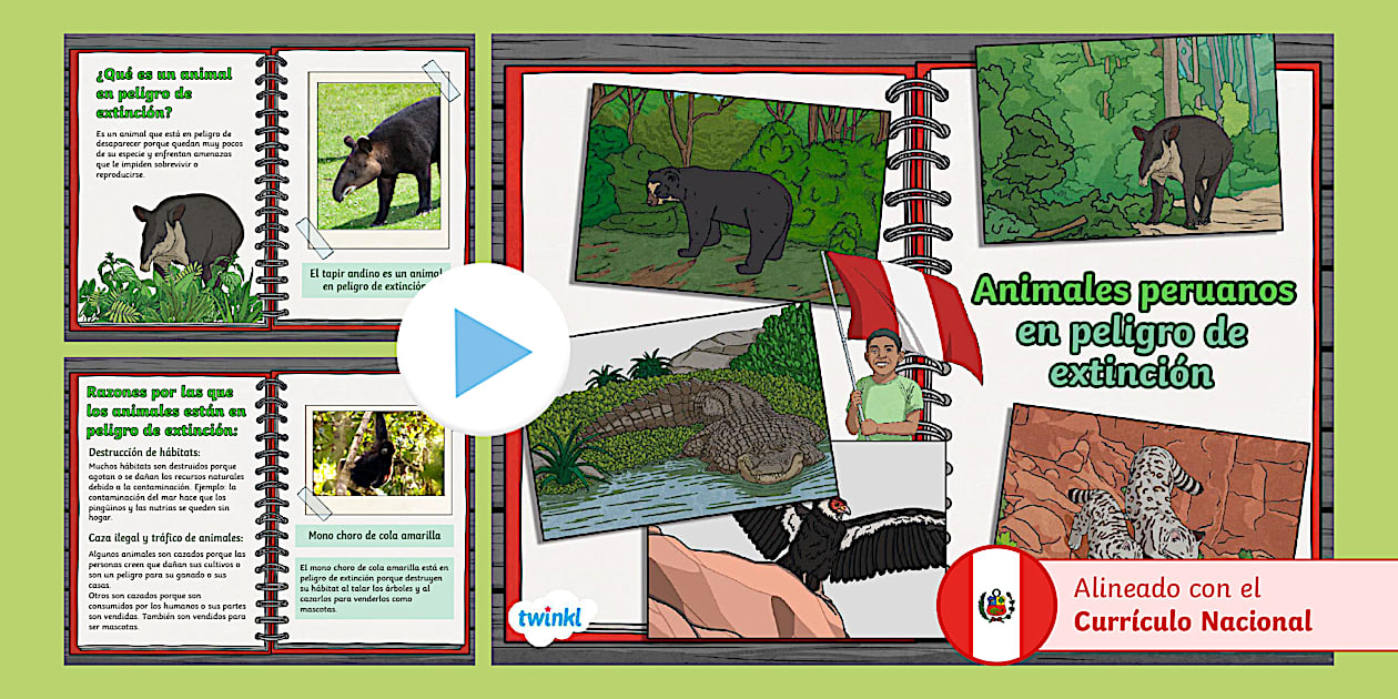 Power Point: Animales del Perú en peligro de extinción