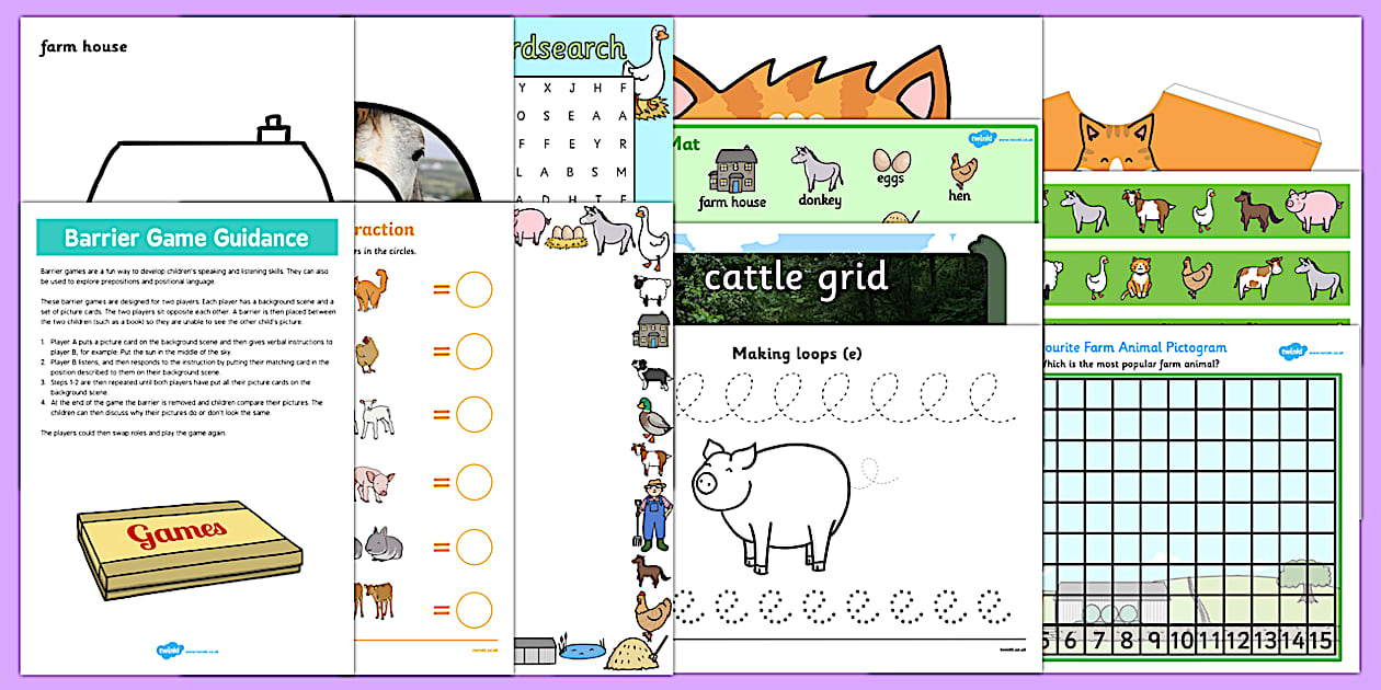 KS1 Farm Resource Pack (teacher made) - Twinkl