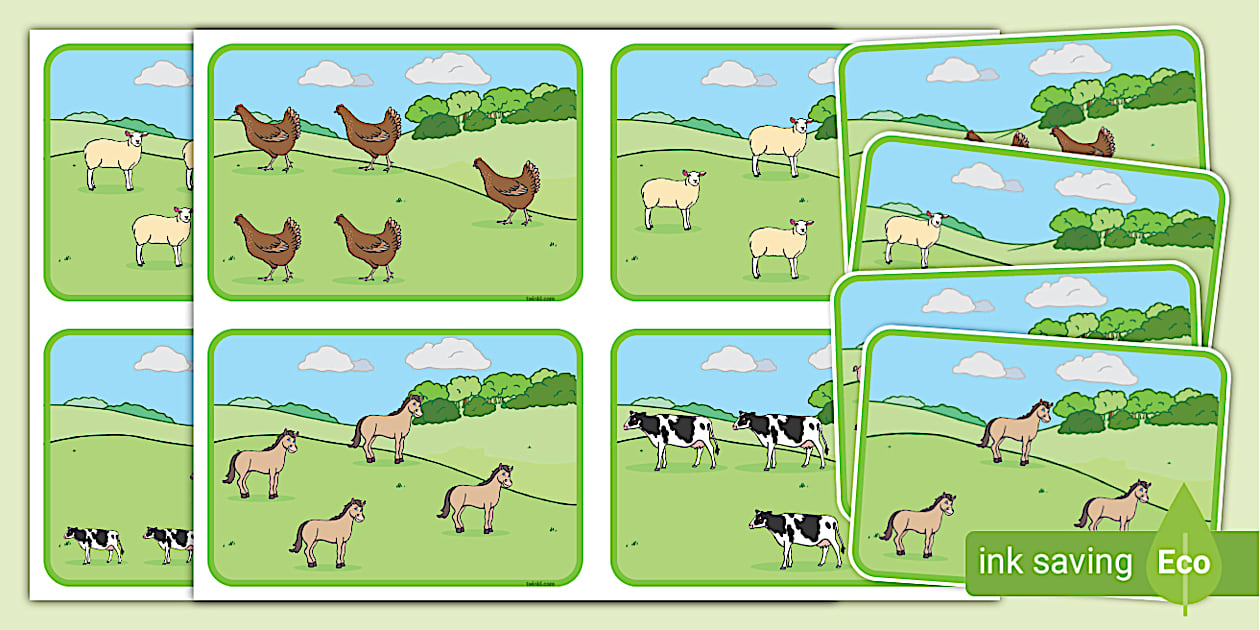 👉 Farm Animal Subitising Cards | Twinkl - Twinkl