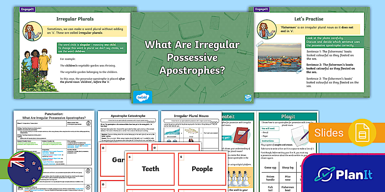 Ph2: Punctuation: What Are Irregular Possessive Apostrophes?