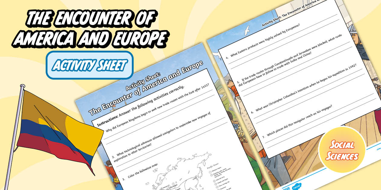 America-Europe Encounter Activity Sheet