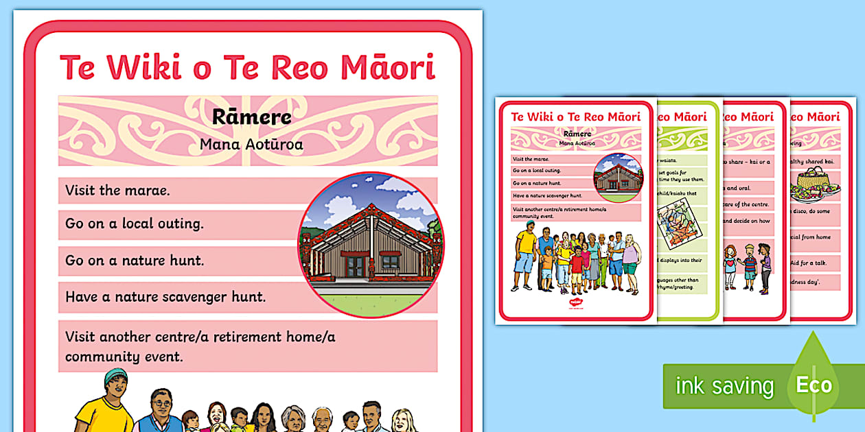 Te Wiki o Te Reo Māori Poster Display Ideas | Māori | NZ ECE