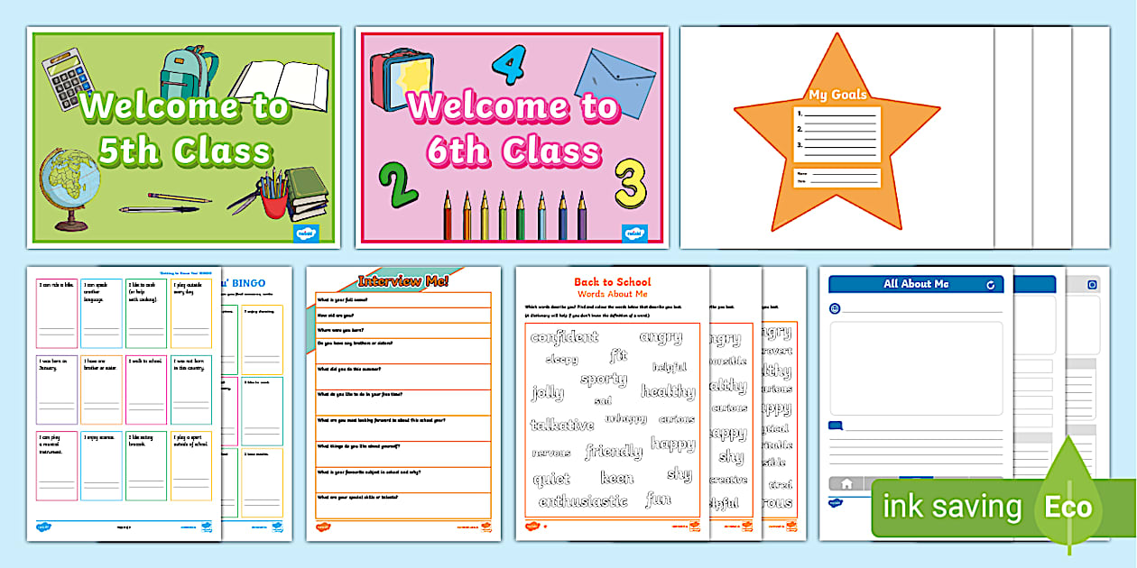 Back to School in Ireland – 5th/6th Class Activity Pack