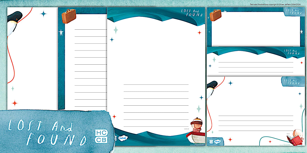 FREE! - Lost and Found: Page Borders (teacher made) - Twinkl