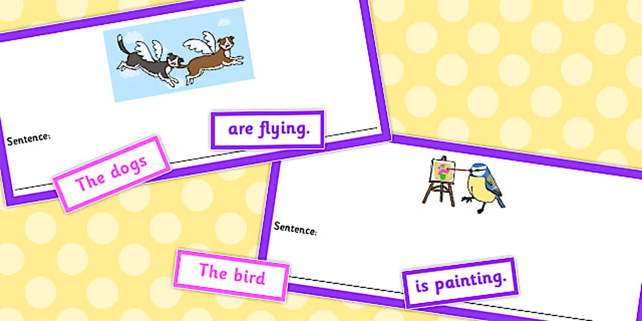 Editable SV Unusual Sentence Cut Up Cards (teacher made)