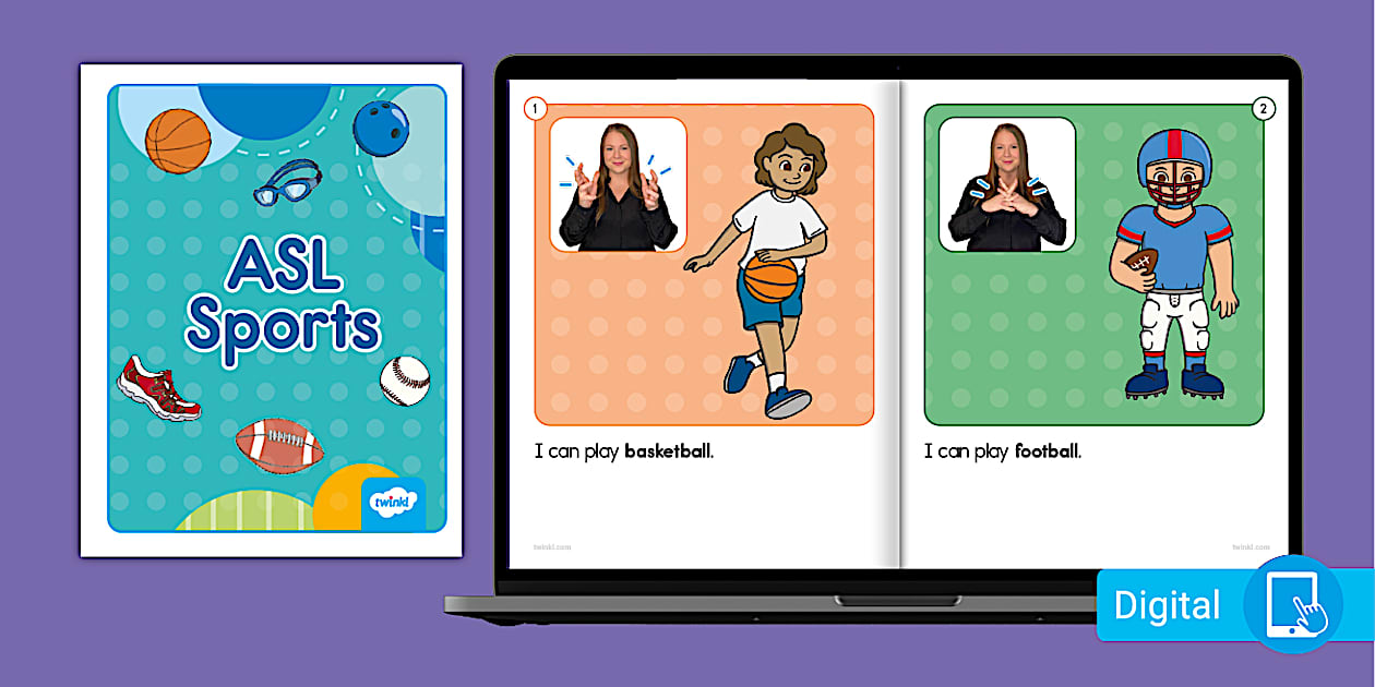 ASL Sports Emergent Reader eBook