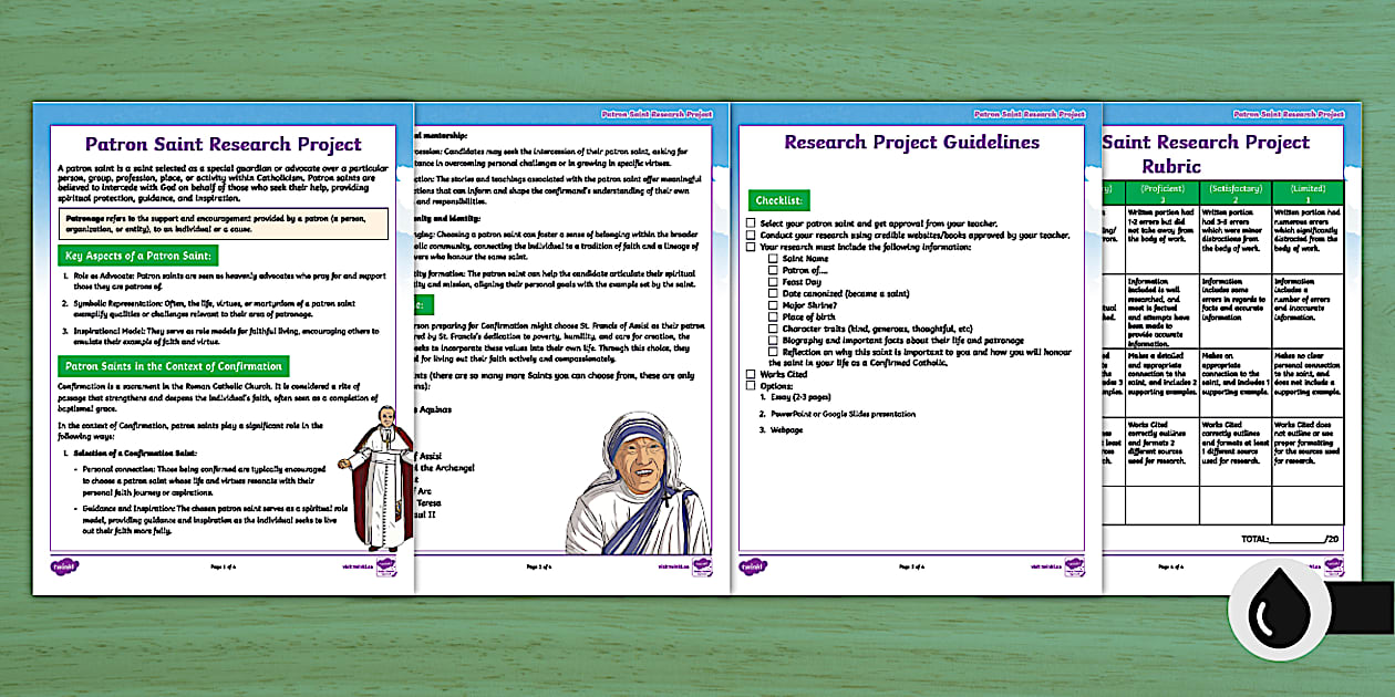 Catholic Saints Research Project