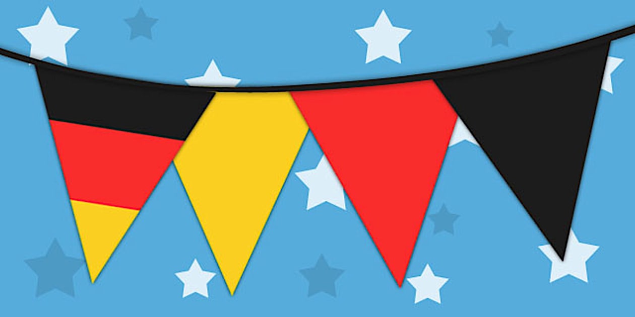 Germany Flag Bunting (öğretmen yaptı) - Twinkl