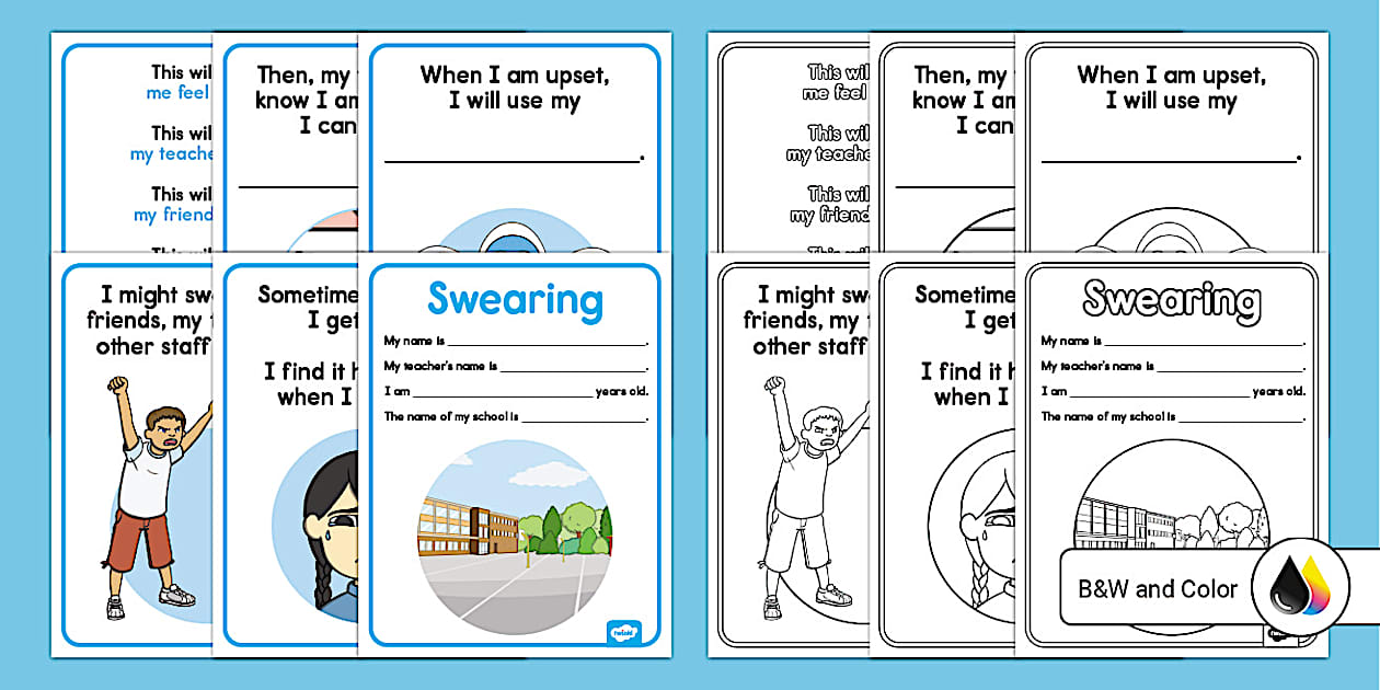 Swearing Social Story Situation | Twinkl Resources USA