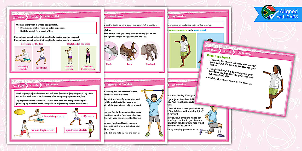 Grade 5 Term 3 Physical Education Gymnastics Cool-Down Cards