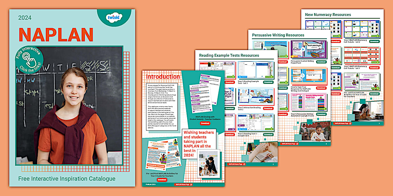 FREE! - NAPLAN Test Preparation | 2024 Interactive Catalogue