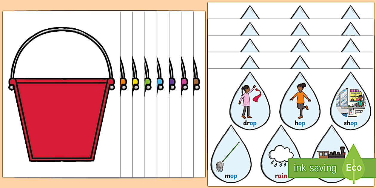 Rhyming Raindrops Game (Teacher-Made) - Twinkl